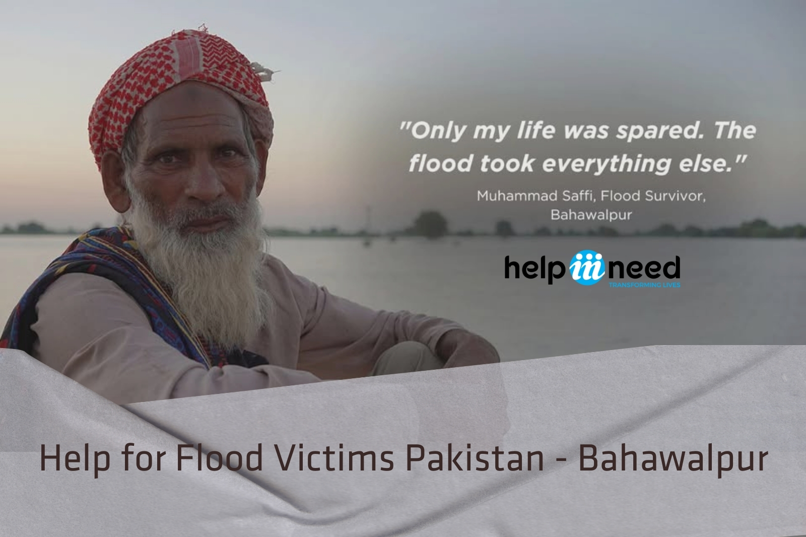 Help for Flood Victims Pakistan: in Bahawalpur and more - Help in Need