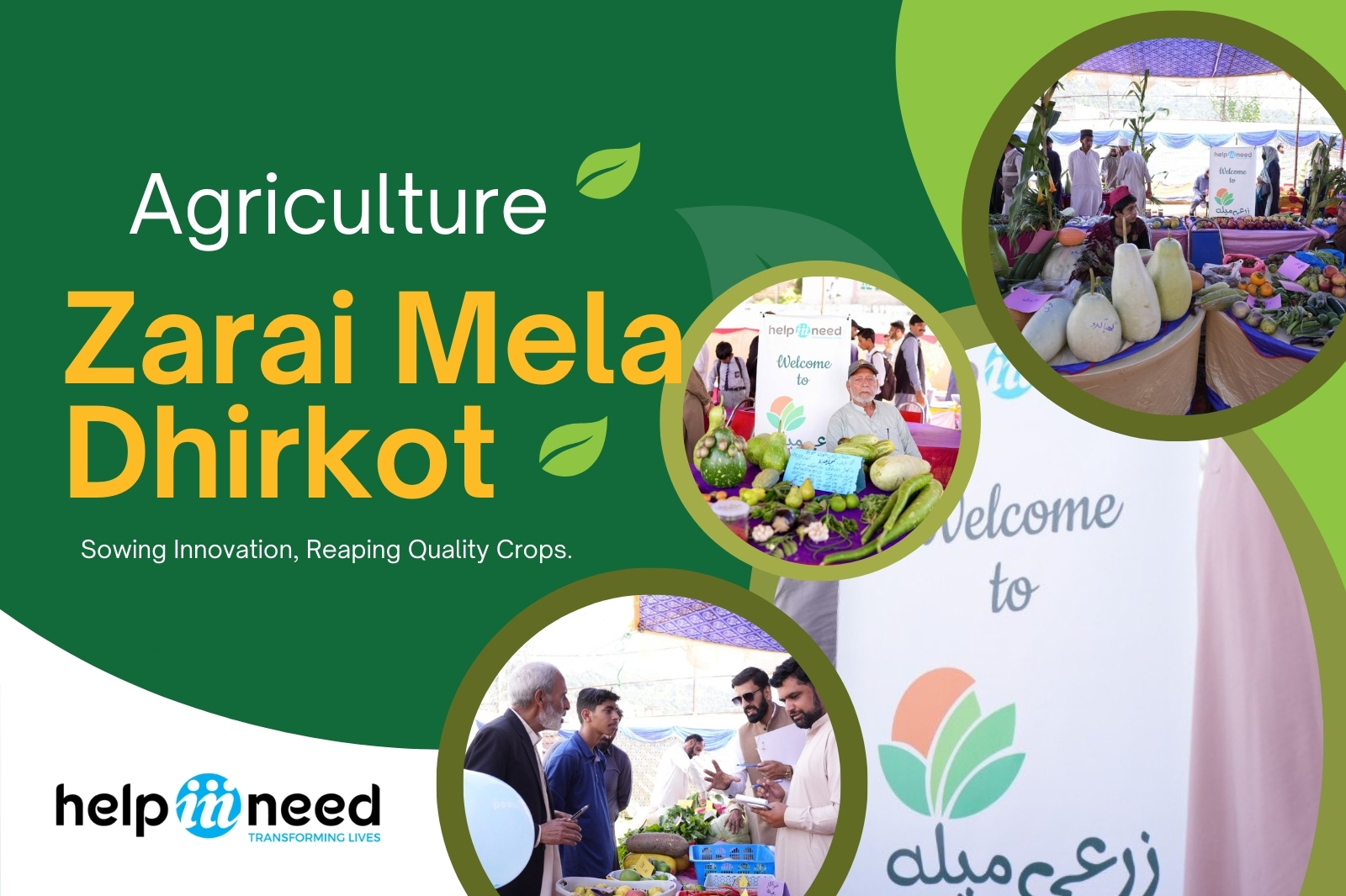 Zarai Mela Dhirkot: Help in Need Empowers Farmers in Bagh AJK - Help in ...