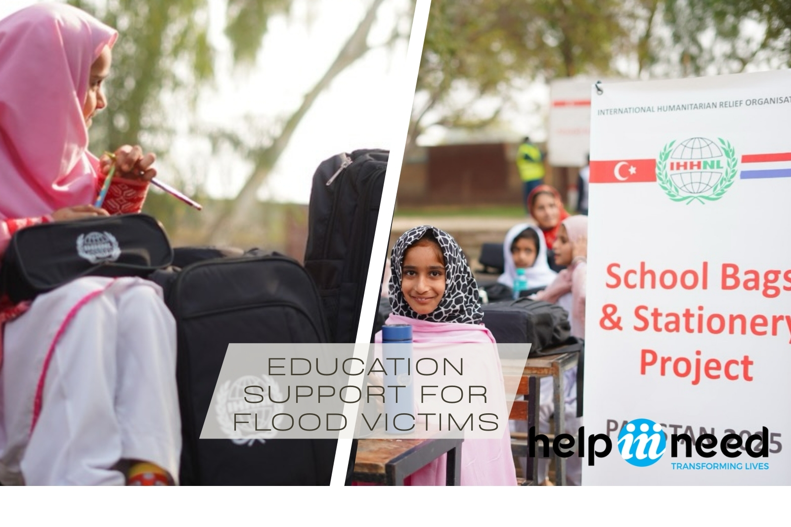 Education Support for Flood Victims - Help in Need